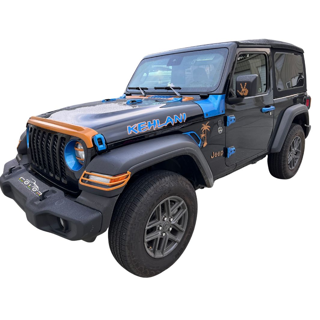 2024 and Newer Jeep Wrangler Exterior Trim Accent Covers-Color My Ride ...