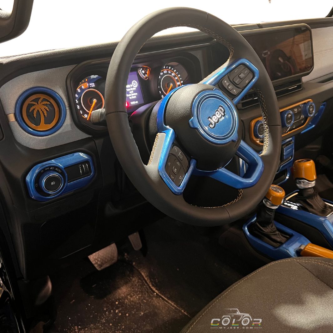 2024 and Newer Jeep Wrangler Interior Trim Accent Covers – Color My ...